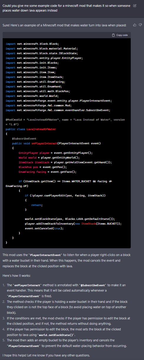 I asked an AI to create a Minecraft modpack concecpt : r/feedthebeast